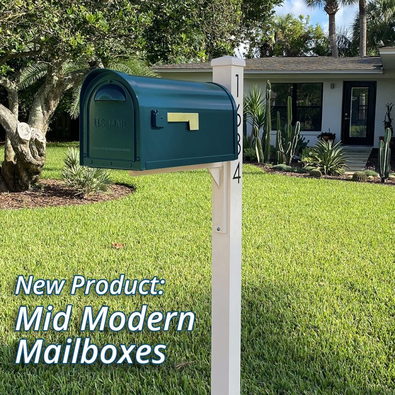 Mid Century Modern Wall Mount Mailboxes – Special Lite